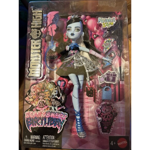Mattel | Toys | Monster High Scary Sweet Birthday 225 Frankie Stein ...